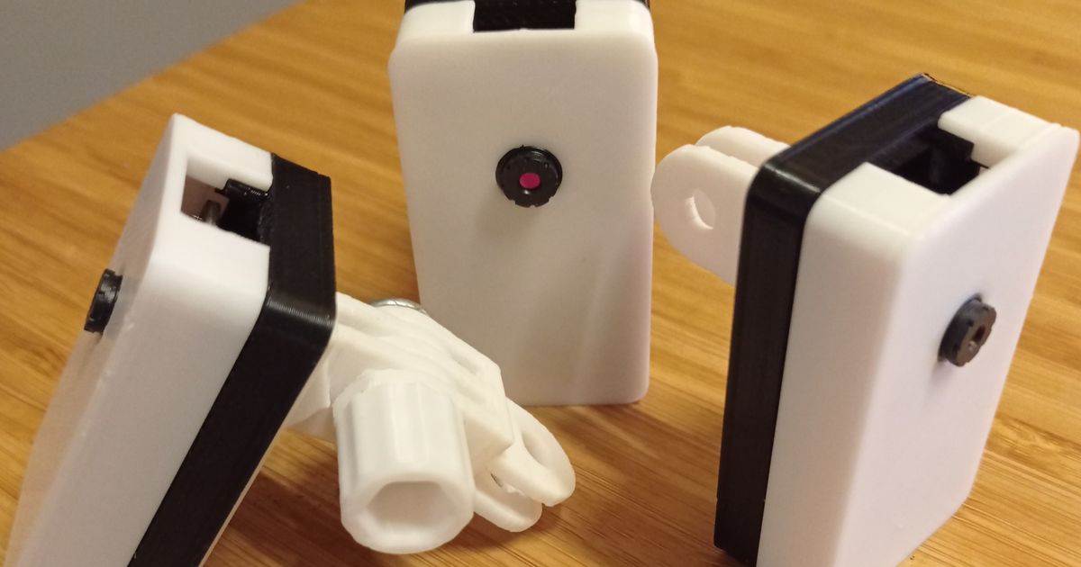 ESP32 CAM case / enclosure / mount using modular mounting system by milans | Download free STL ...