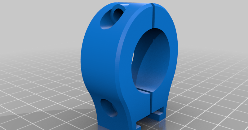 Nerf Rail 25.4mm/1 Inch Scope Rings by FaceHaver | Download free STL ...