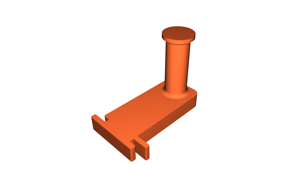 Filament holder for string shelf system by sunbay | Download free STL ...