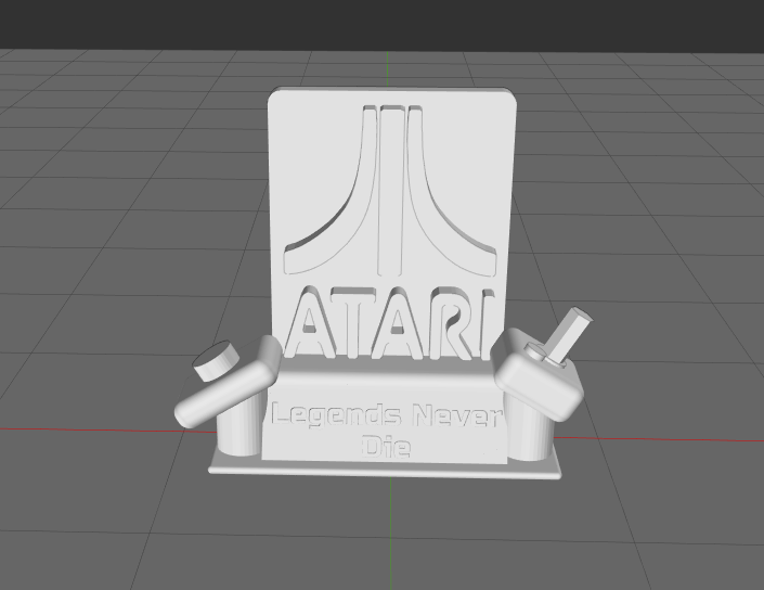 Atari Plaque by Engineer5819 | Download free STL model | Printables.com