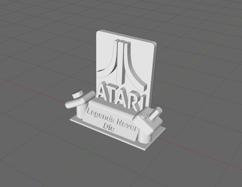 Atari Plaque by Engineer5819 | Download free STL model | Printables.com