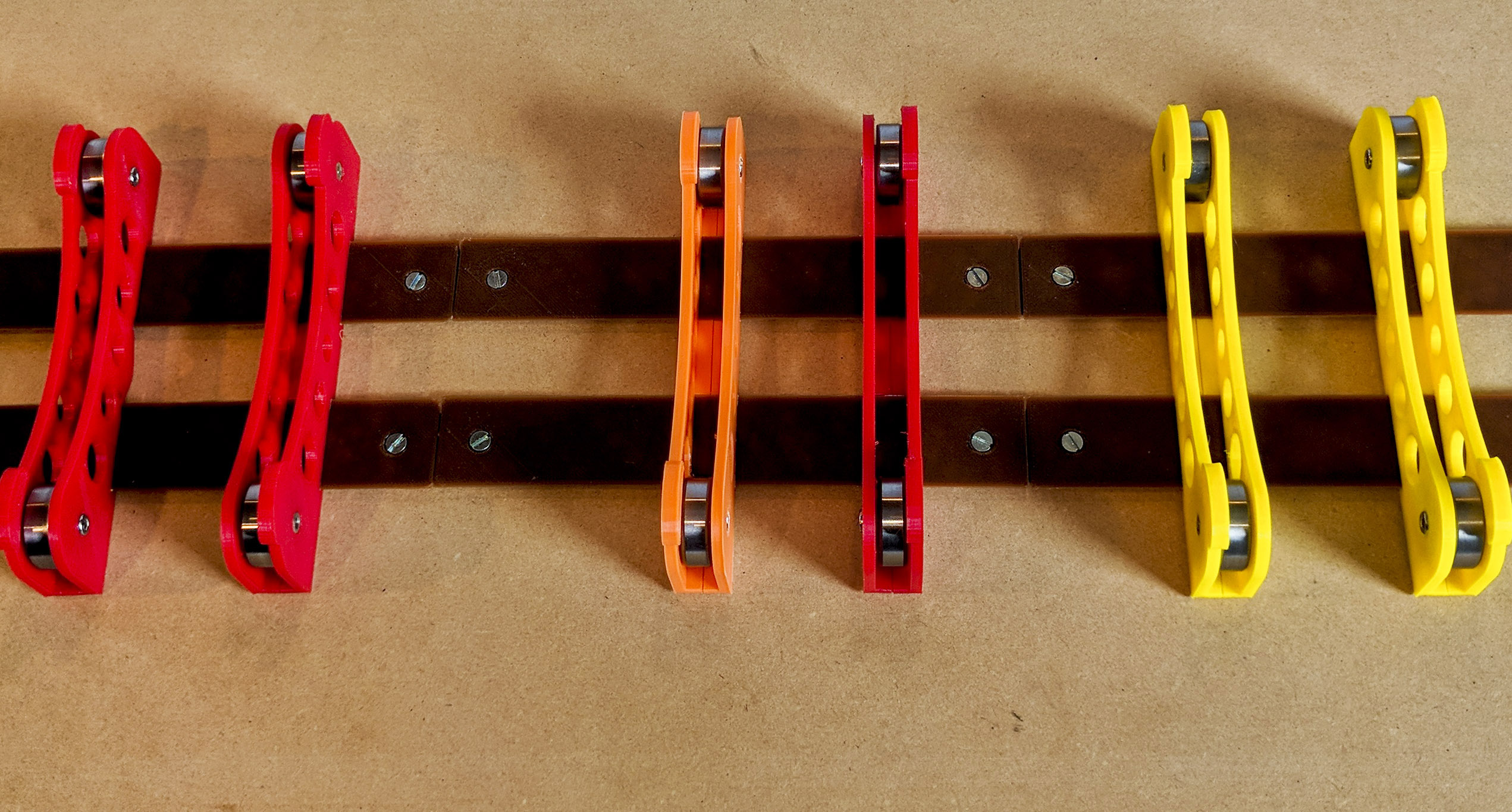 Sliding Rail Filament Spool Roller by SpongyBob | Download free STL ...