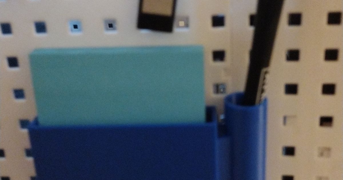 P1P Post-it holder by MarkInAz | Download free STL model | Printables.com