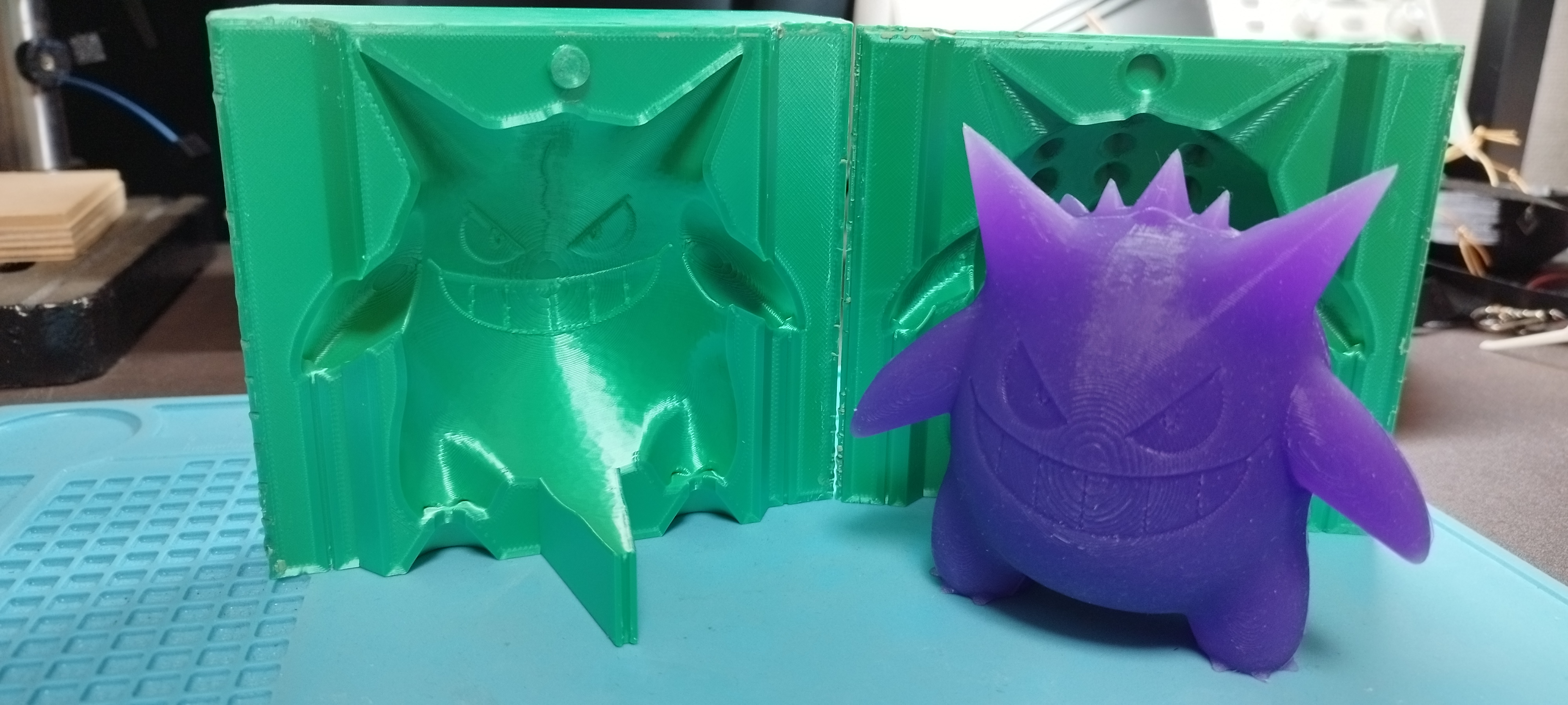 Silicone Gengar(Pokemon) mold por Yoshimi Koyama | Descargar modelo STL ...