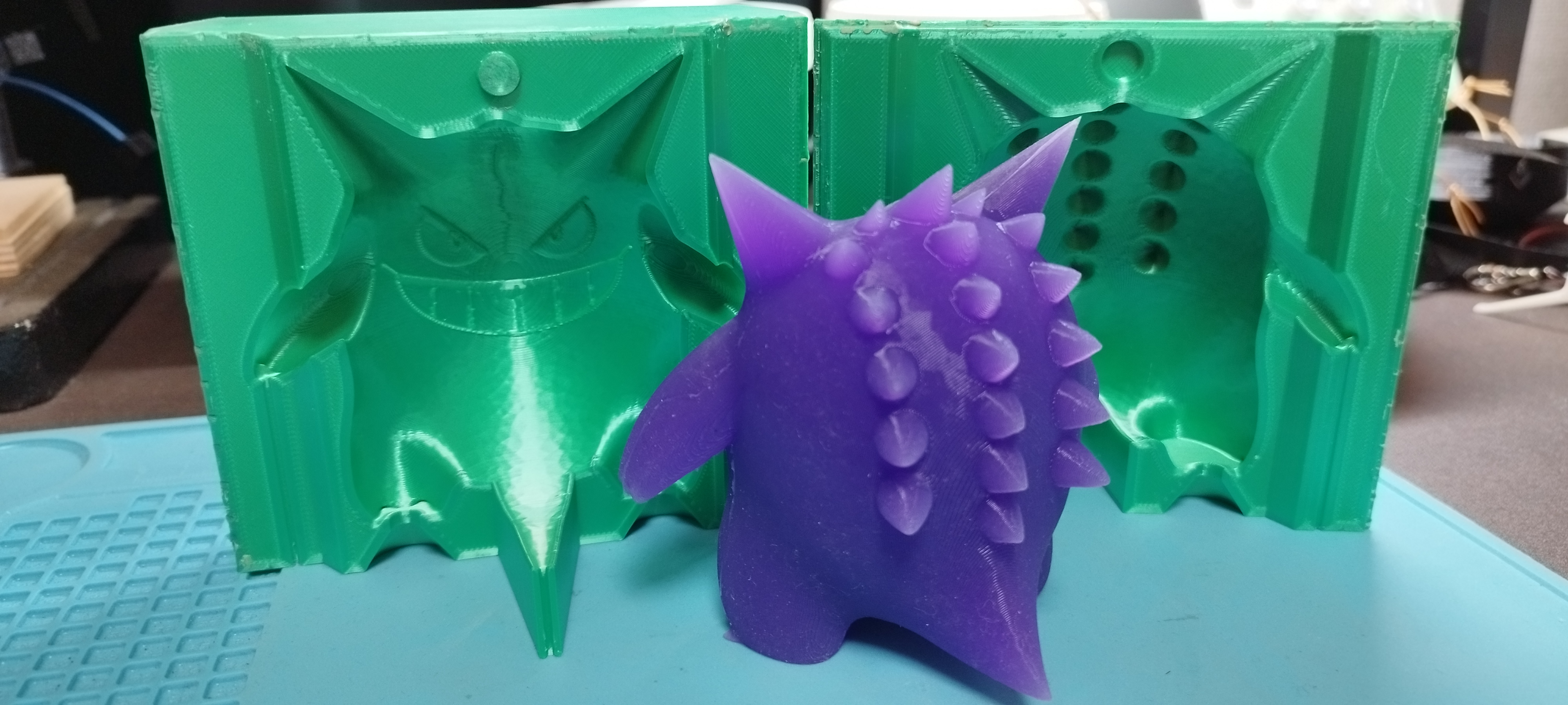 Silicone Gengar(Pokemon) mold por Yoshimi Koyama | Descargar modelo STL ...