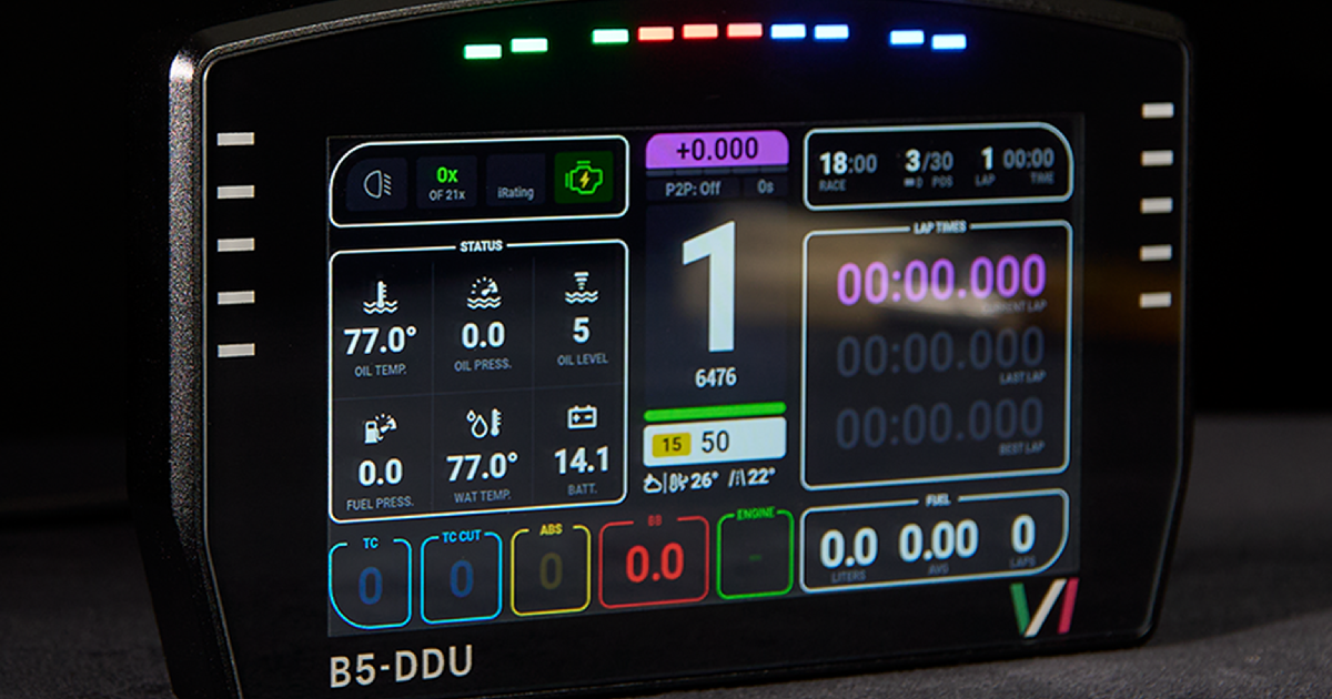 B5-DDU Simracing Magnetic Dashboard [Bosch DDU 10 Replica] by VELOCITAS ...