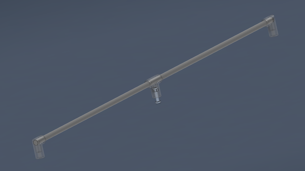 Handle for 8mm aluminium rod by DZa | Download free STL model ...
