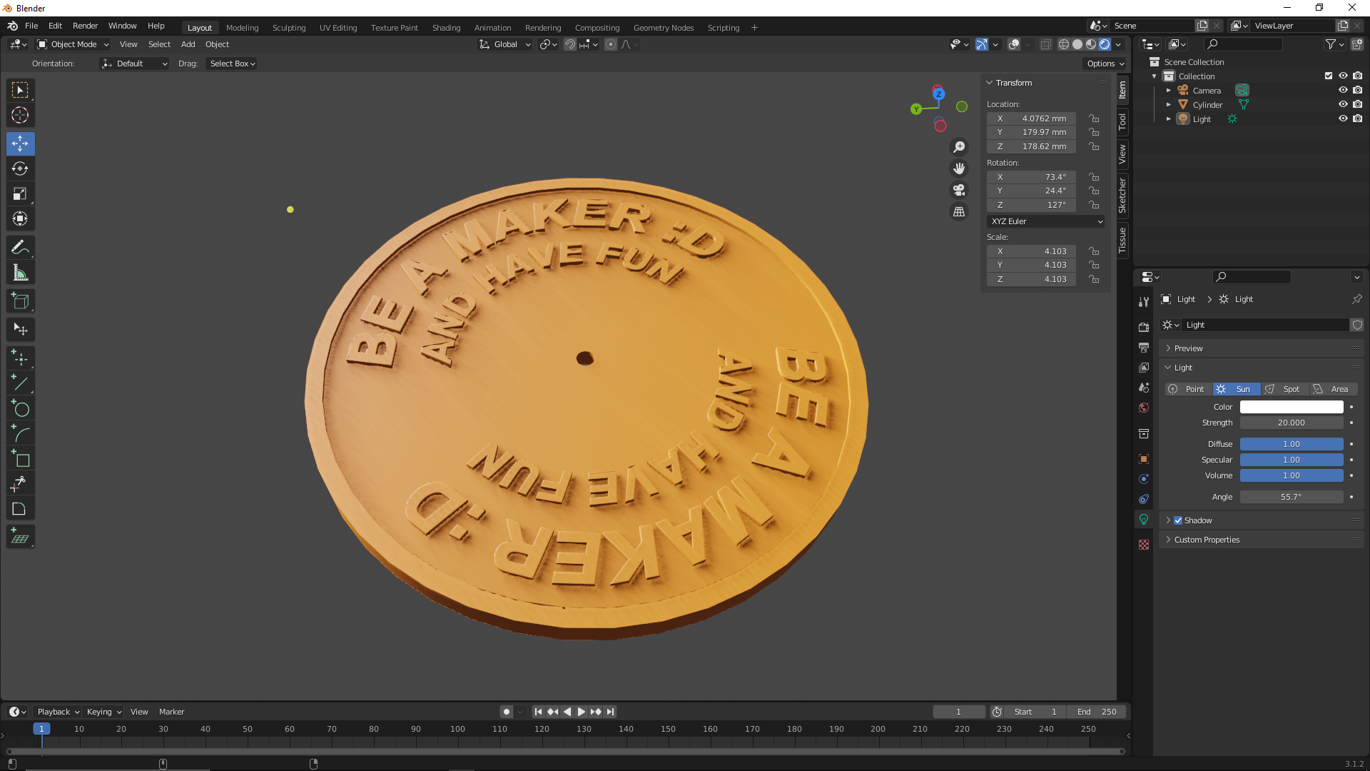 45 record, be a maker by NexPrints | Download free STL model ...
