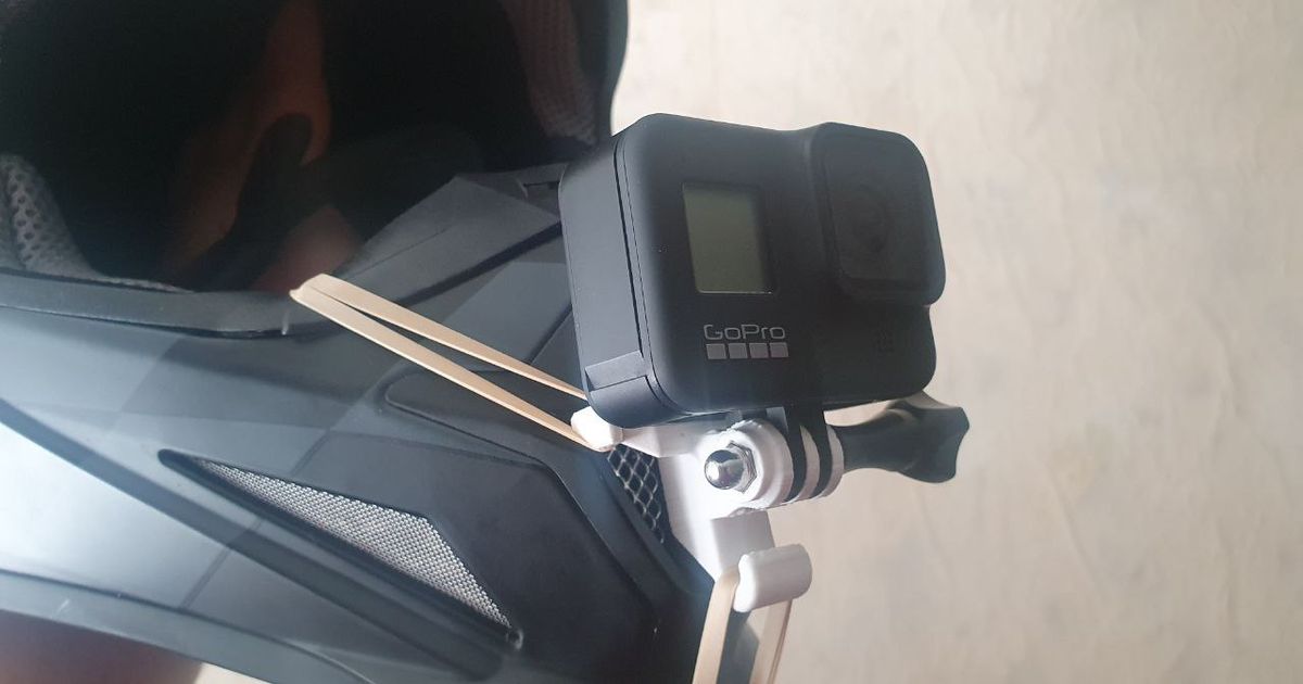 Gopro Motocross Thor helmet mount by vitalbrick | Download free STL ...