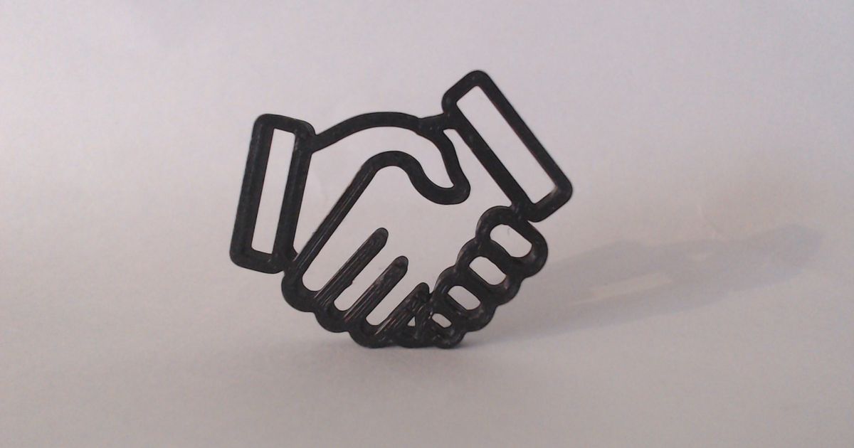 Basic Handshake by Cooldude | Download free STL model | Printables.com