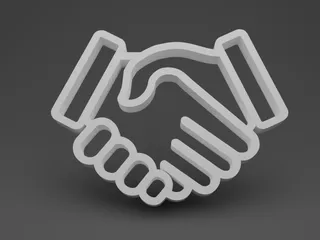 Basic Handshake by Cooldude | Download free STL model | Printables.com