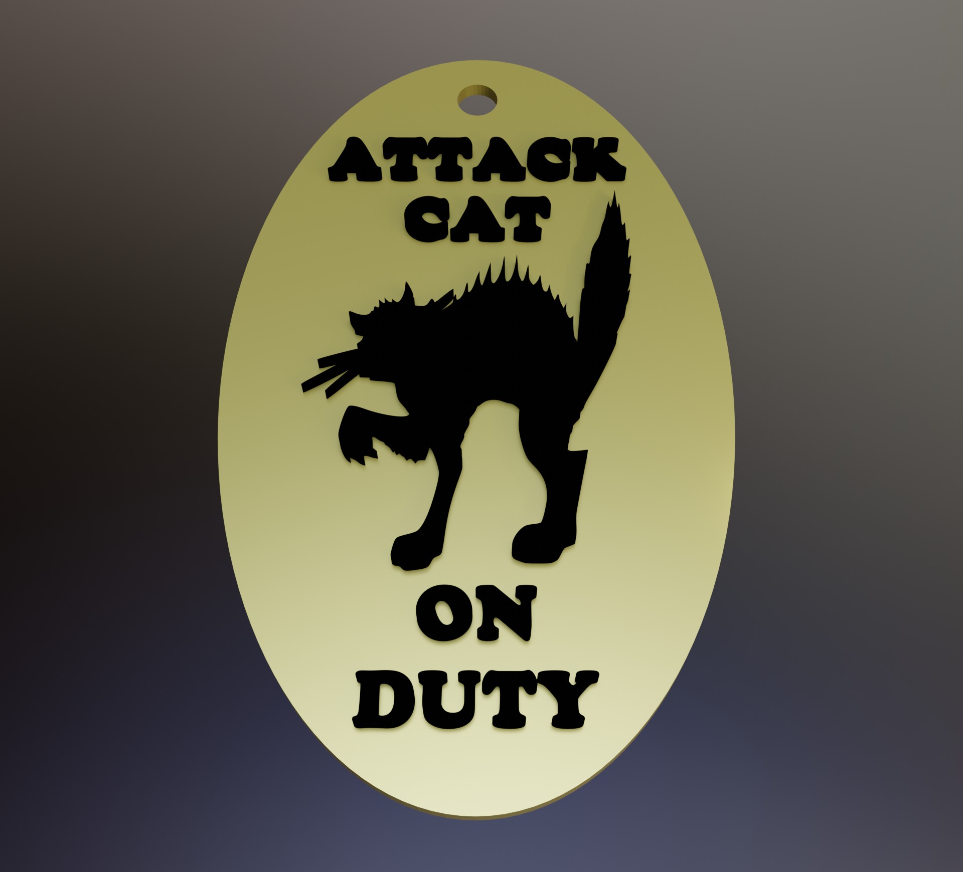 Attack Cat on Duty by CdR | Download free STL model | Printables.com