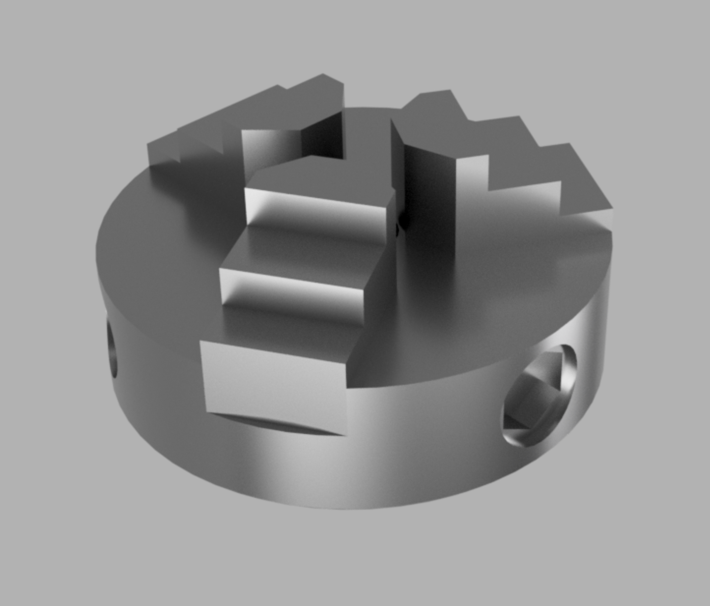 3 Jaw Chuck/Vice 45 Adapter von Modular Mushrooms | Kostenloses STL ...