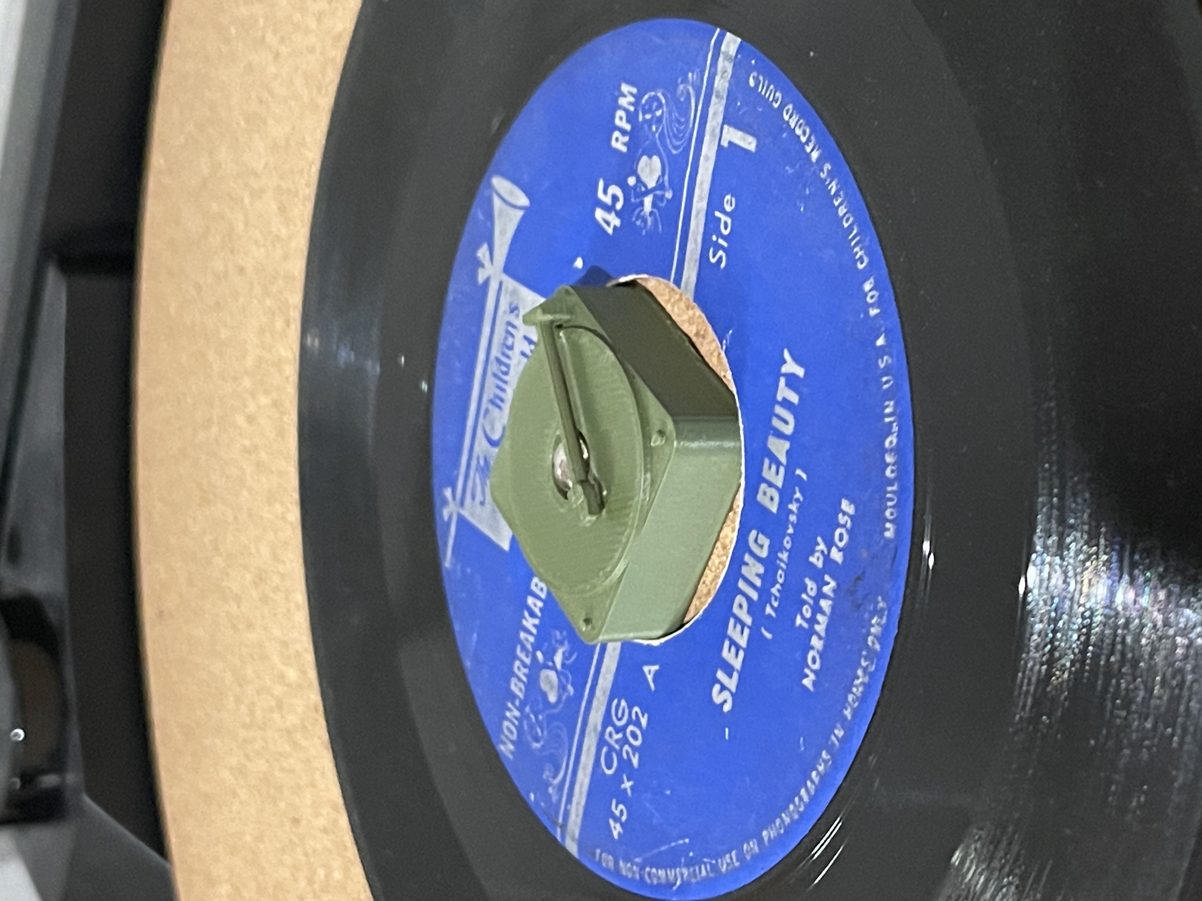 Turntable 45 Adapter by Brendan Connery | Download free STL model ...