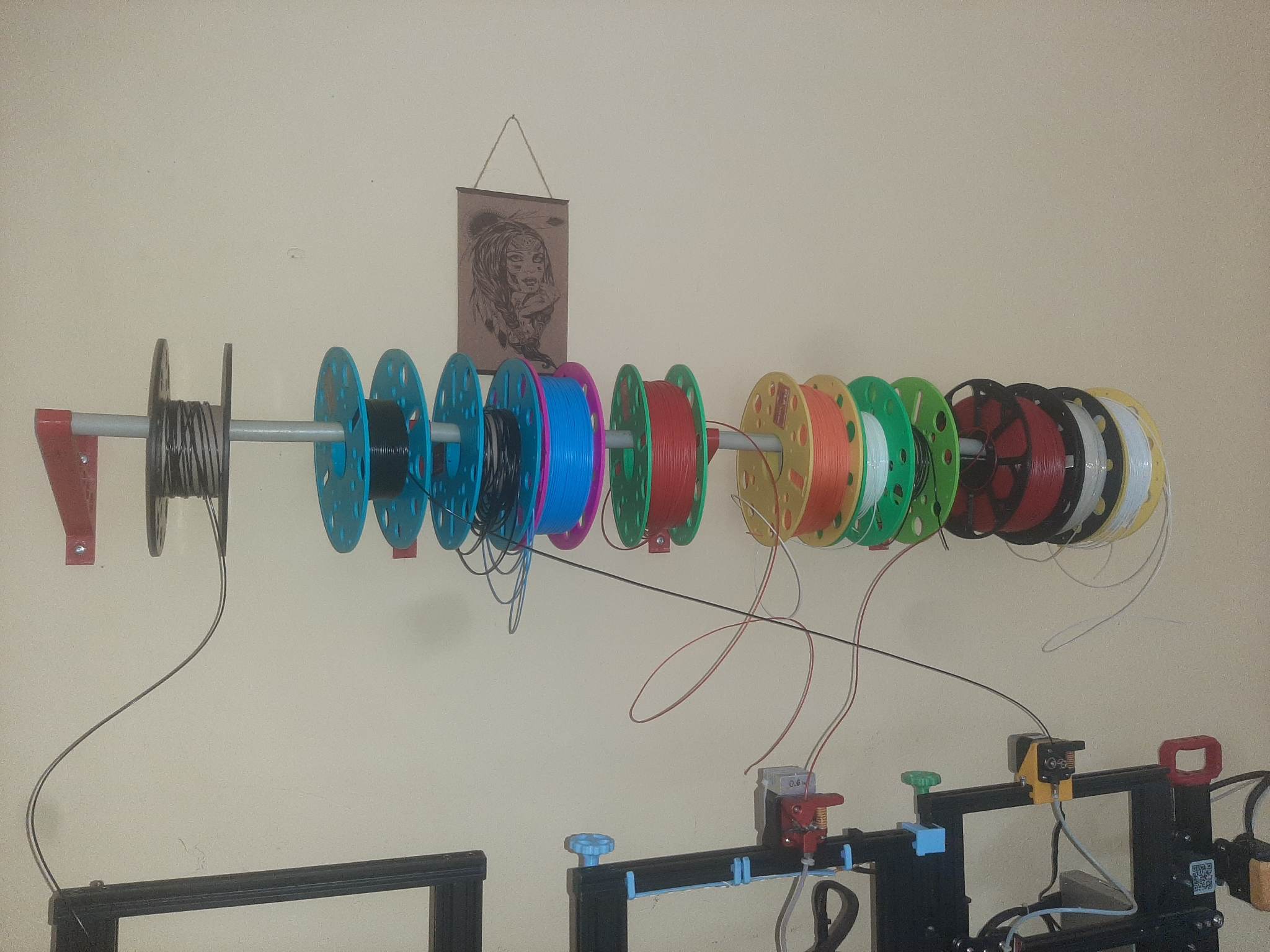 Filament Wall Holder by Zerg Design | Download free STL model ...