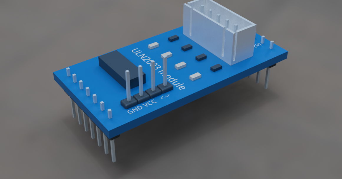 ULN2003 module Stepper driver mockup by Maschinist RaumZeitPiraten ...