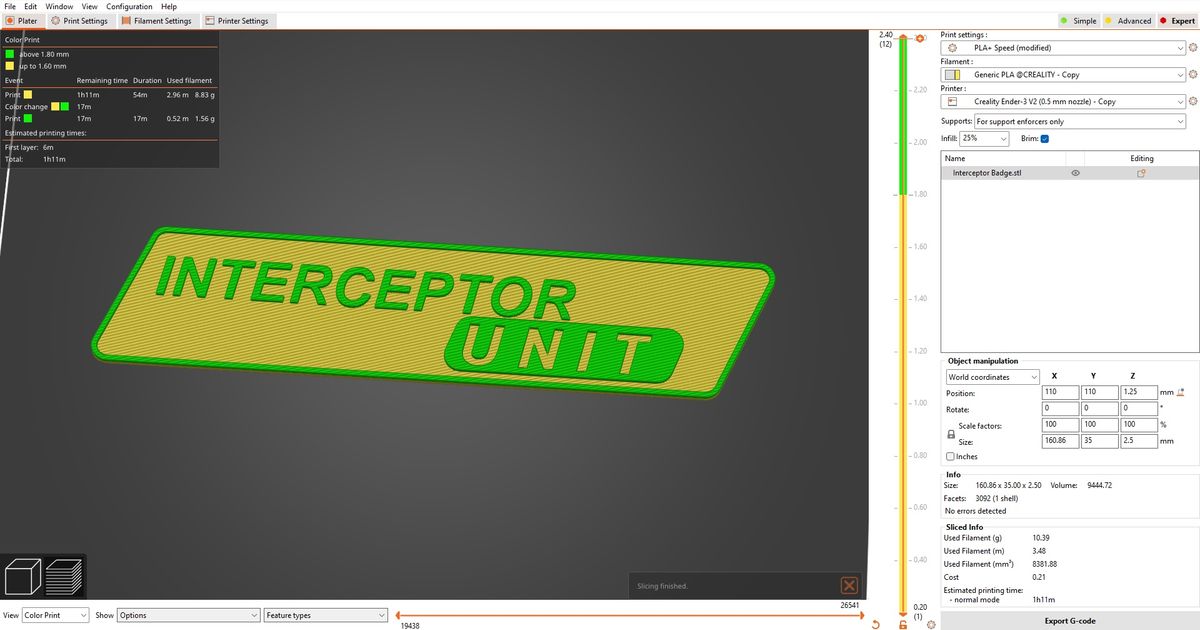 Car Badge "interceptor Unit" by Cosmin Burada | Download free STL model ...