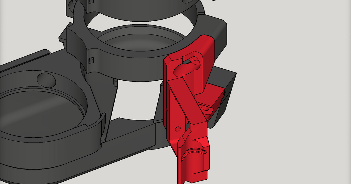 LowRider 3 CNC - Add-on - Drag Knife Holder - designed for LR3 Dust ...