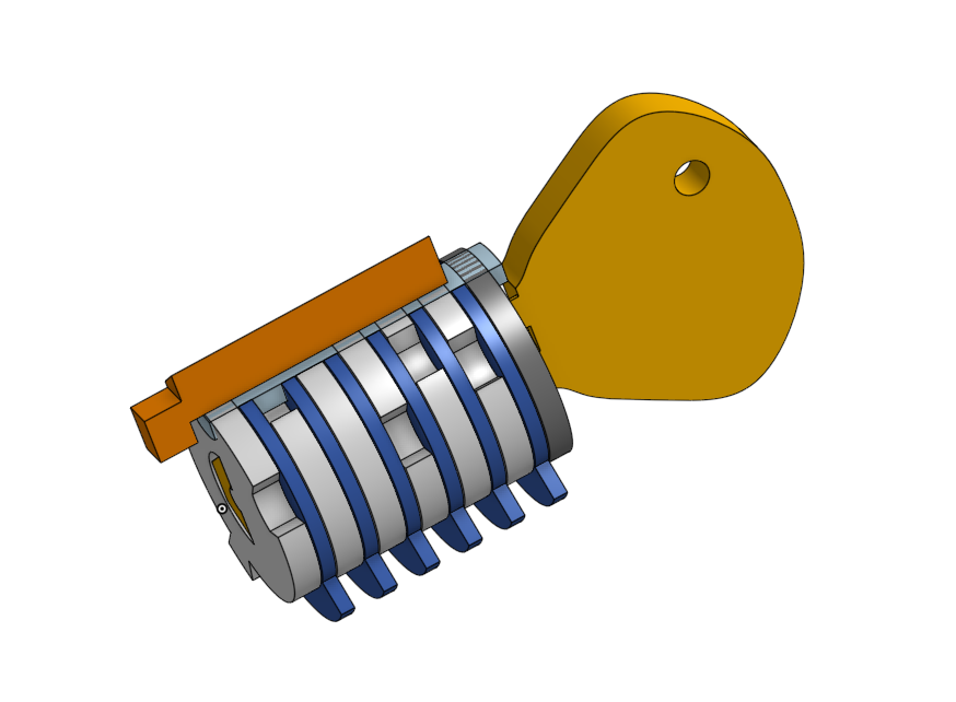 Assa Abloy Classic style disc detainer lock by zbzzn | Download free ...