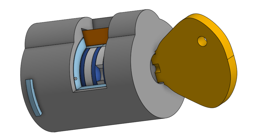 Assa Abloy Classic style disc detainer lock by zbzzn | Download free ...