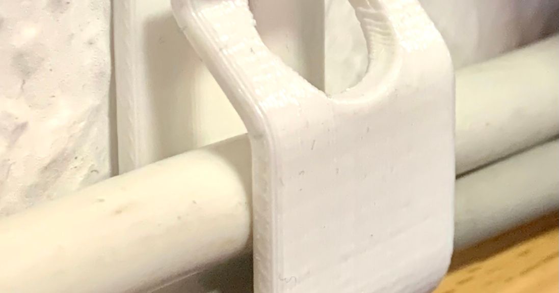 Simple wall-mounted cable clip by torechtmaker | Download free STL ...