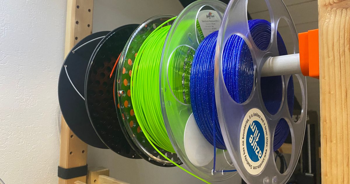 Easy Ikea Ivar Filament Spool Holder by Mat3d_Prints | Download free ...