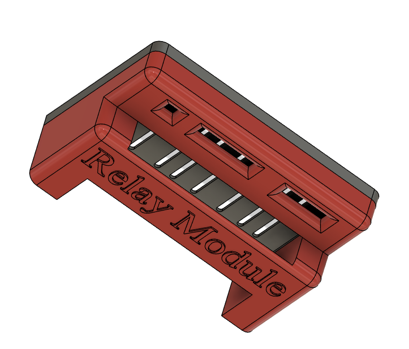 3D case for HL-54 V1.0 (5Volt) 4-Channel relay module by Om Prakash ...