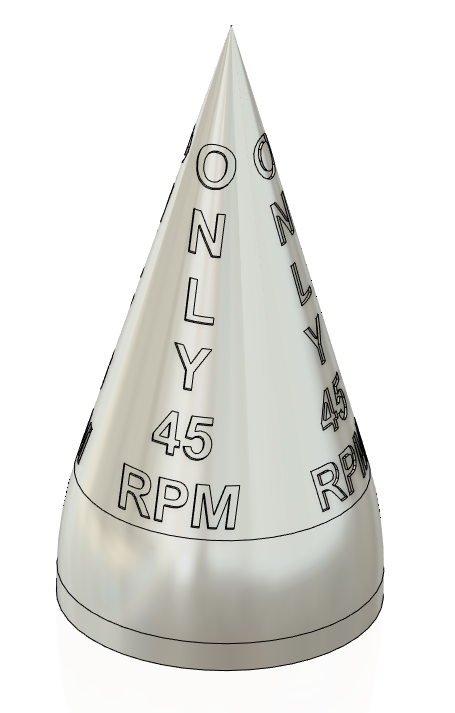 ONLY 45 RPM by Sidious 01 | Download free STL model | Printables.com