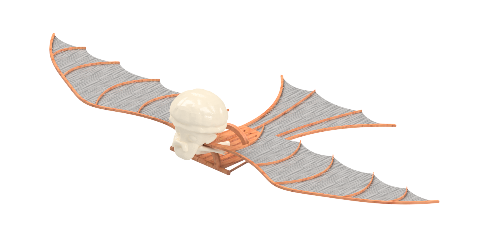 Leonardo Da Vinci Ornithopter by Tark Steve | Download free STL model ...