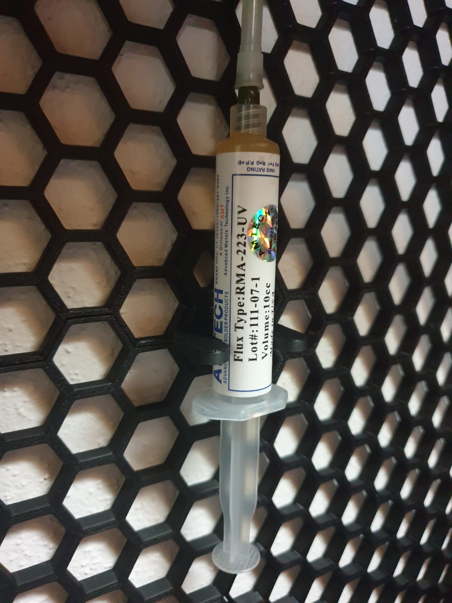 HSW | Flux Syringe Holder | Honeycomb storage wall by ROLS733 ...