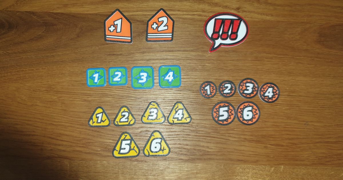 Marvel Champions TriColor Tokens by manuelf | Download free STL model ...