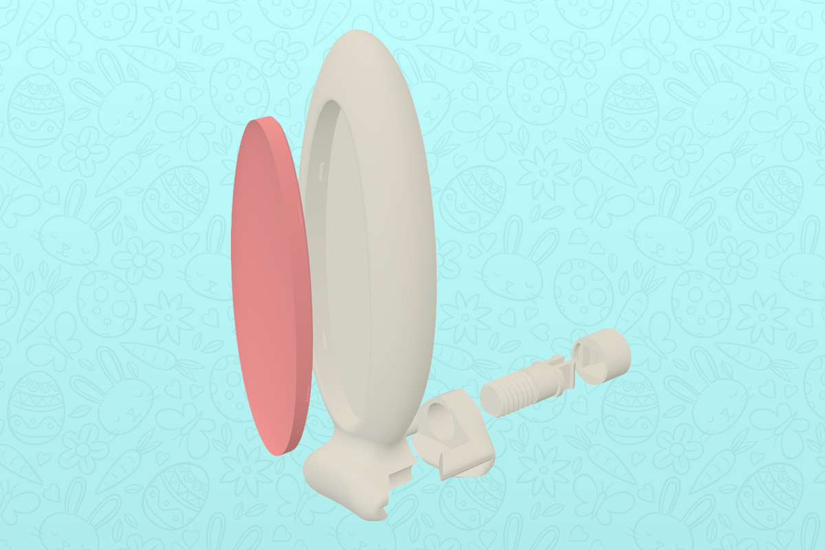 Bunny Ears for your headset headphone by jajaum3d | Download free STL ...