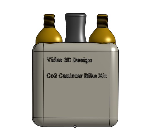 Co2 Canister Bike Kit With Valve Tool by Vidar 3D Design | Download ...