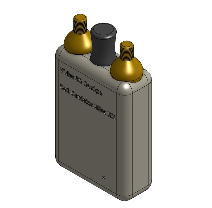 Co2 Canister Bike Kit With Valve Tool by Vidar 3D Design | Download ...