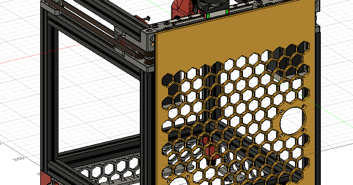 Voron V0 (V0.1/V0.2) Rearpanel with Fans by Diplomator | Download free ...