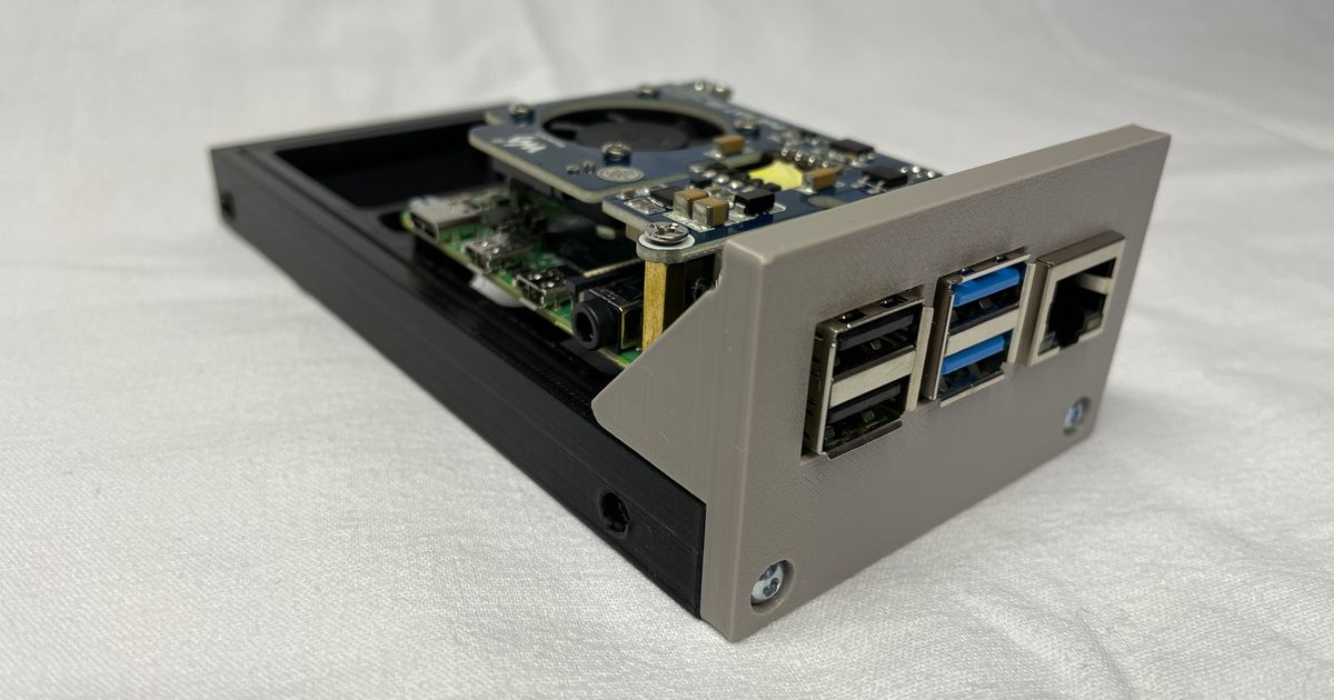 19" Rackmount 1 HE - 1TE // Smart Home - Raspberry Pi 4 by c1biker ...