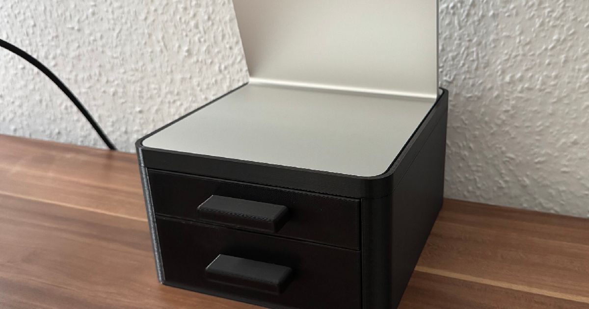 Apple Studio Display stand riser with drawers by elnadav12 | Download ...