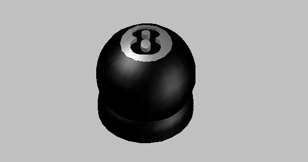 Billiard Ball No. 8 by K@Яi | Download free STL model | Printables.com