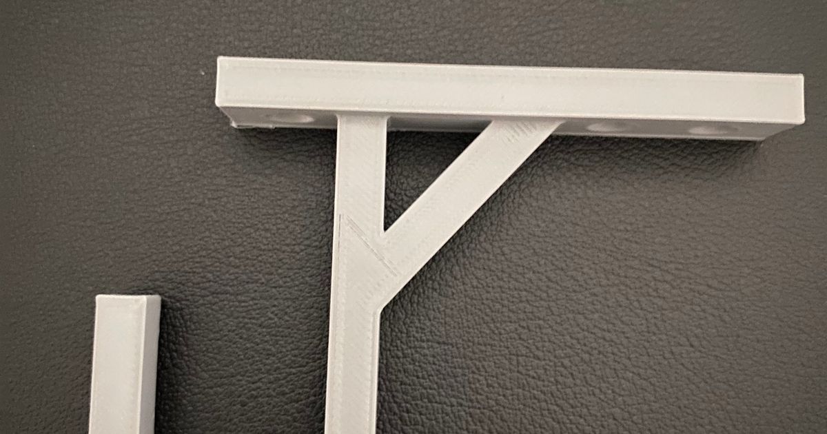 Closet Rod Middle Support Hook by Zane Thomas | Download free STL model ...