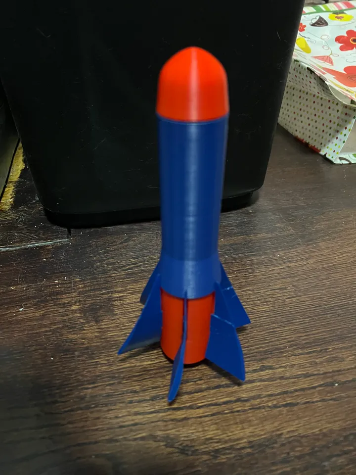 Rocket 3d Shape