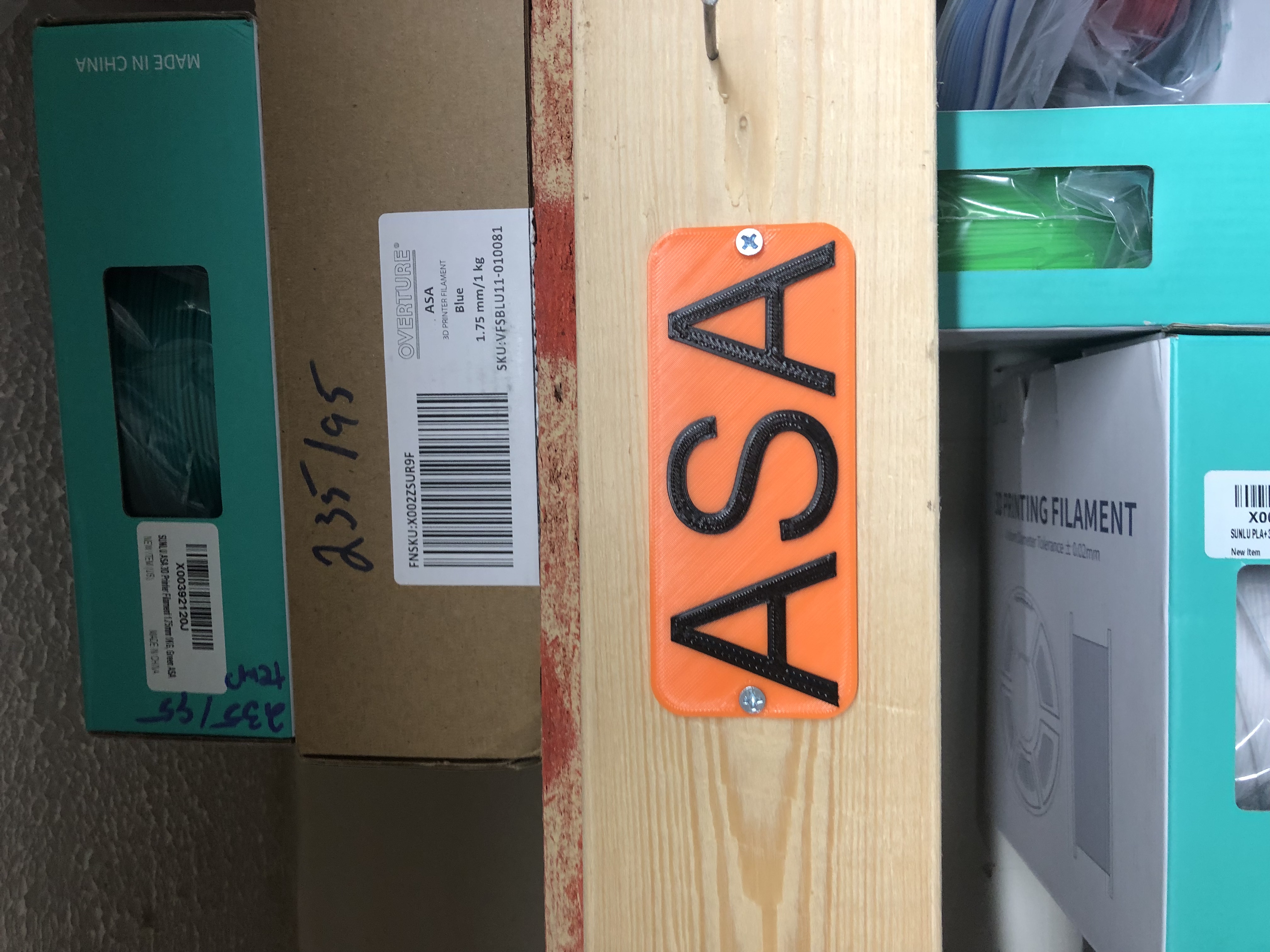 filament shelf label by Donny | Download free STL model | Printables.com
