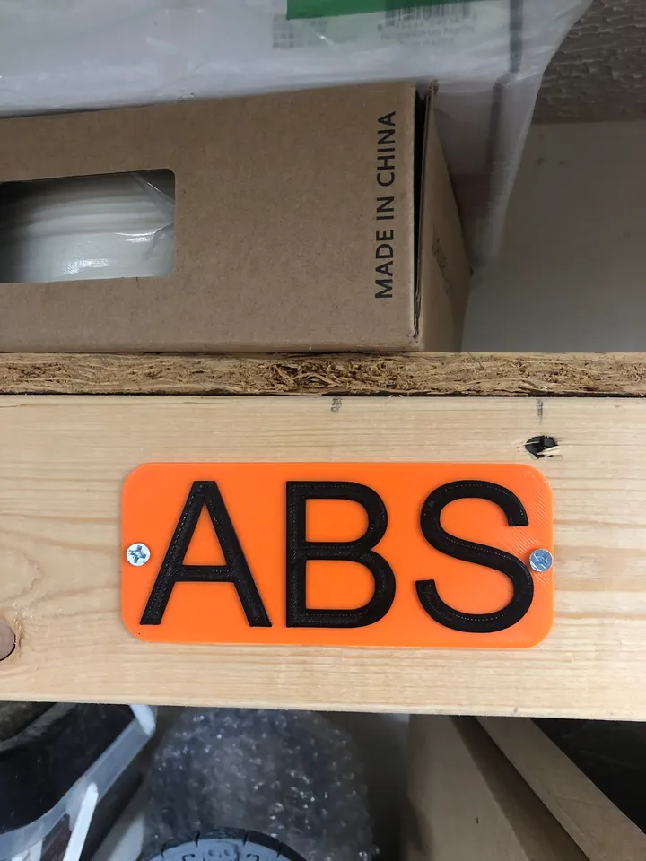 filament shelf label by Donny | Download free STL model | Printables.com