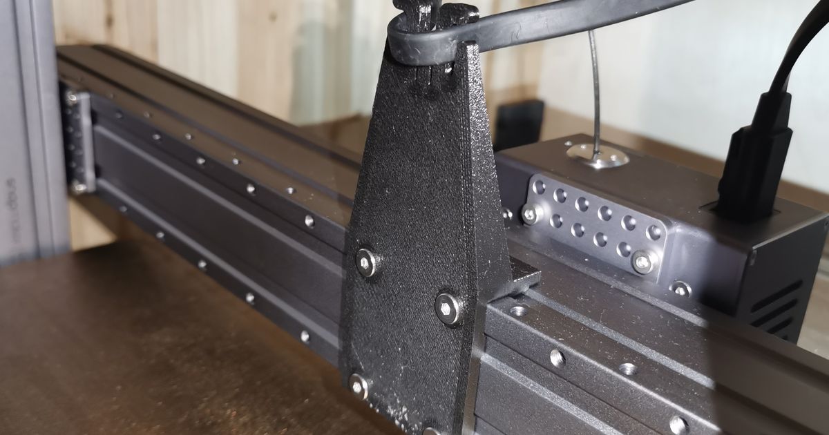 X-axis cable fixing plate for Snapmaker 2.0 250/350 series by Lmaker ...