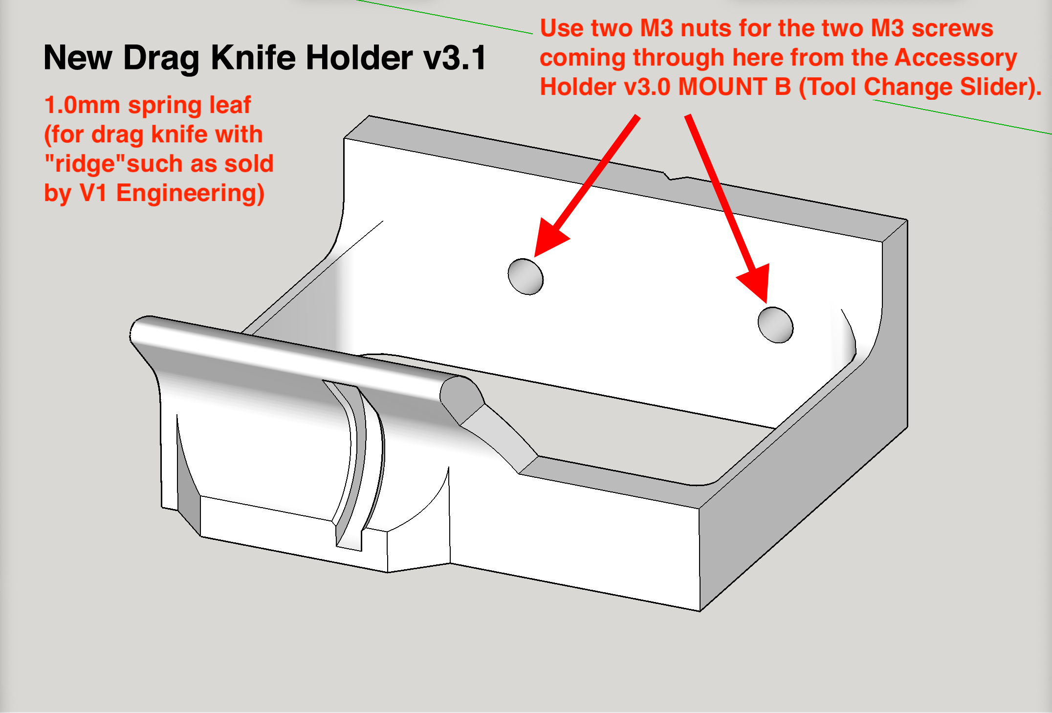 LowRider v3 CNC - Tool-less Quick-Change Accessory Holder - supports ...