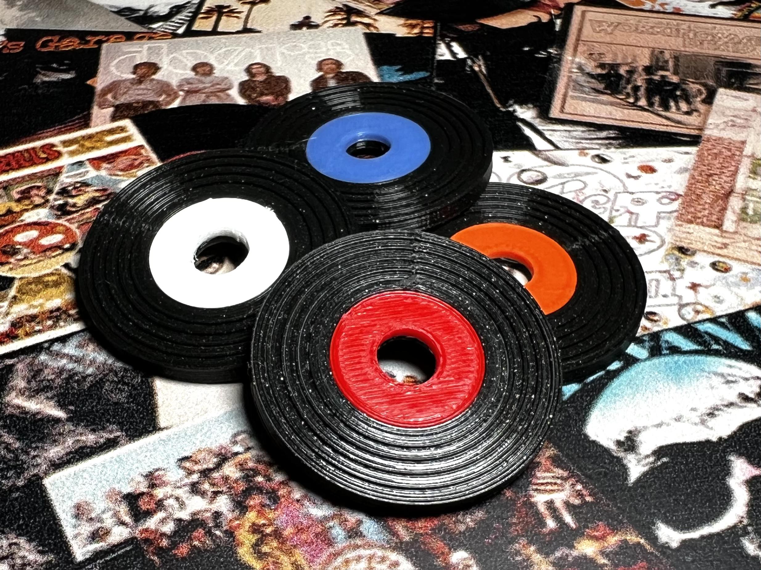 "45 RPM Record" Record Adapter by Logan B | Download free STL model ...