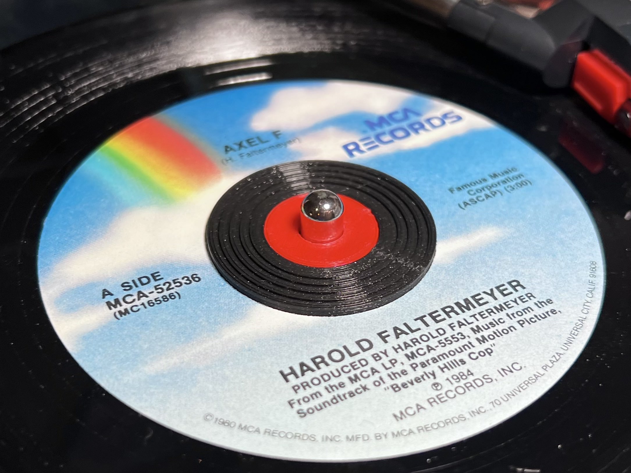 "45 RPM Record" Record Adapter by Logan B | Download free STL model ...