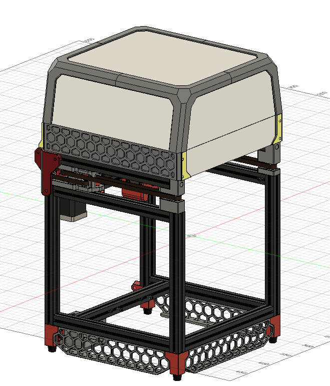 Voron V0 (V0.1/V0.2)Tophat Spacer with Hinges by Diplomator | Download ...