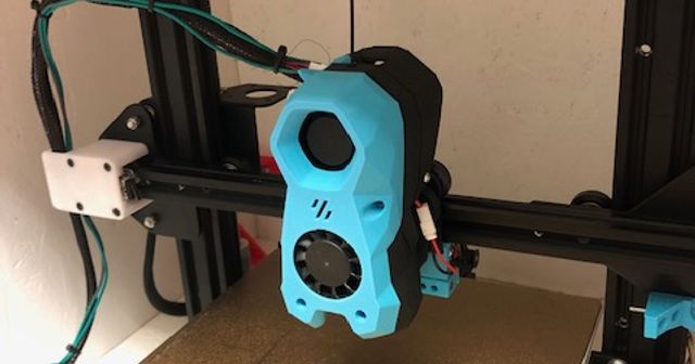 Ender 3 Stealthburner mount-fixed hole diameters by Scrap Inventions ...