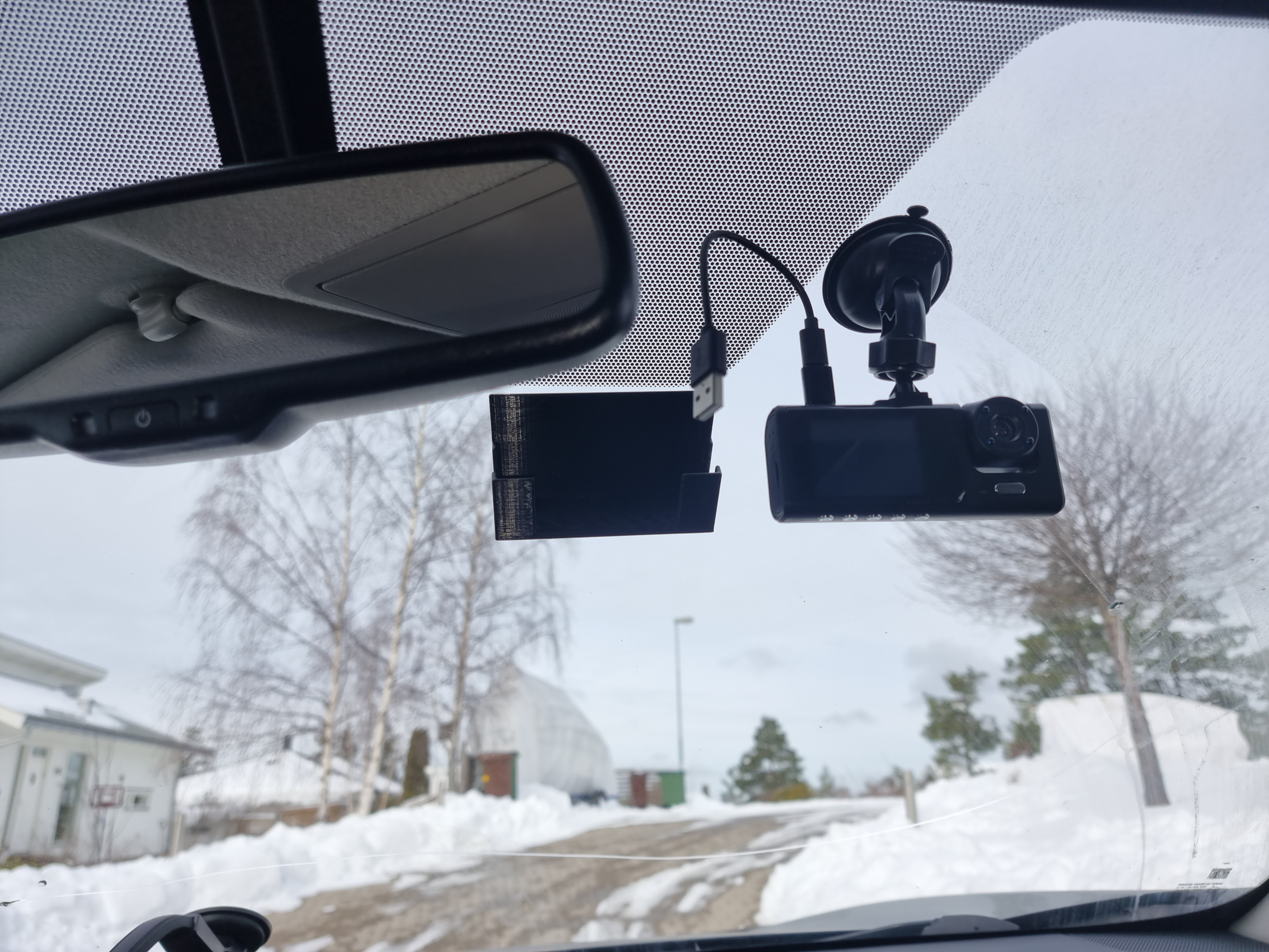 Holder for dash cam power bank charger (but works for anything) by Ljot ...
