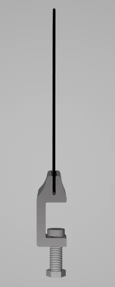 ikea skadis pegboard desk clamp by Silver beast | Download free STL ...